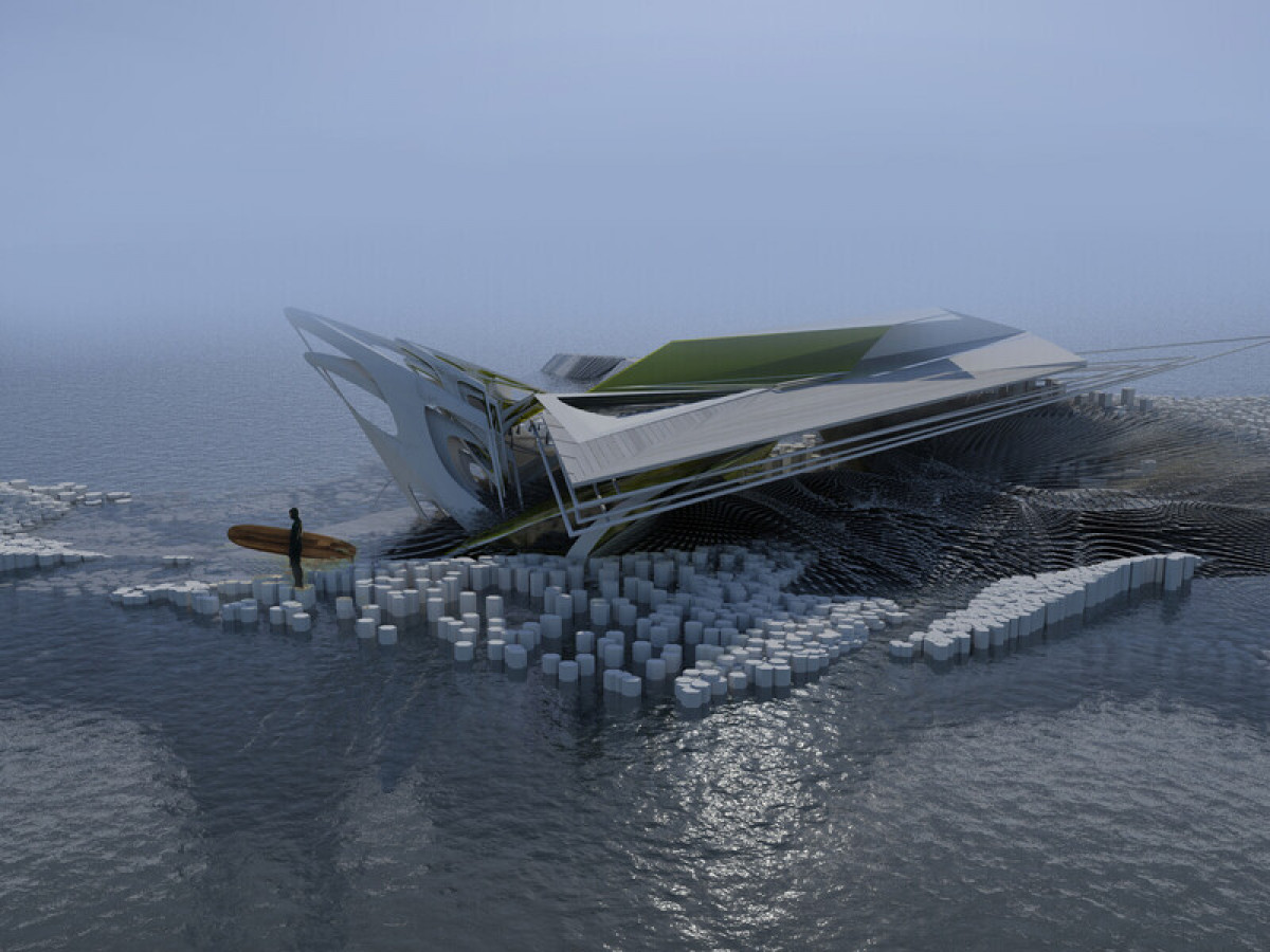 Hydrokinetic energy geyser and tidal pool | Design Dekko