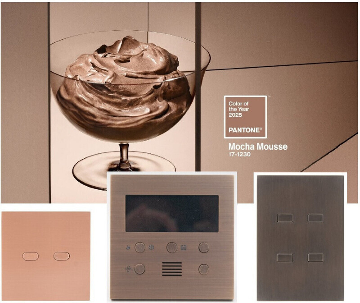Meljac presents three finishes that complement Mocha Mousse, the colour ...