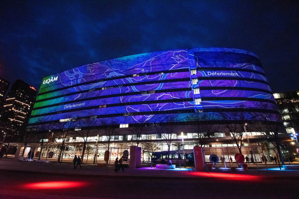 Thought-provoking science: Matière à Réflexion, a new video projection ...