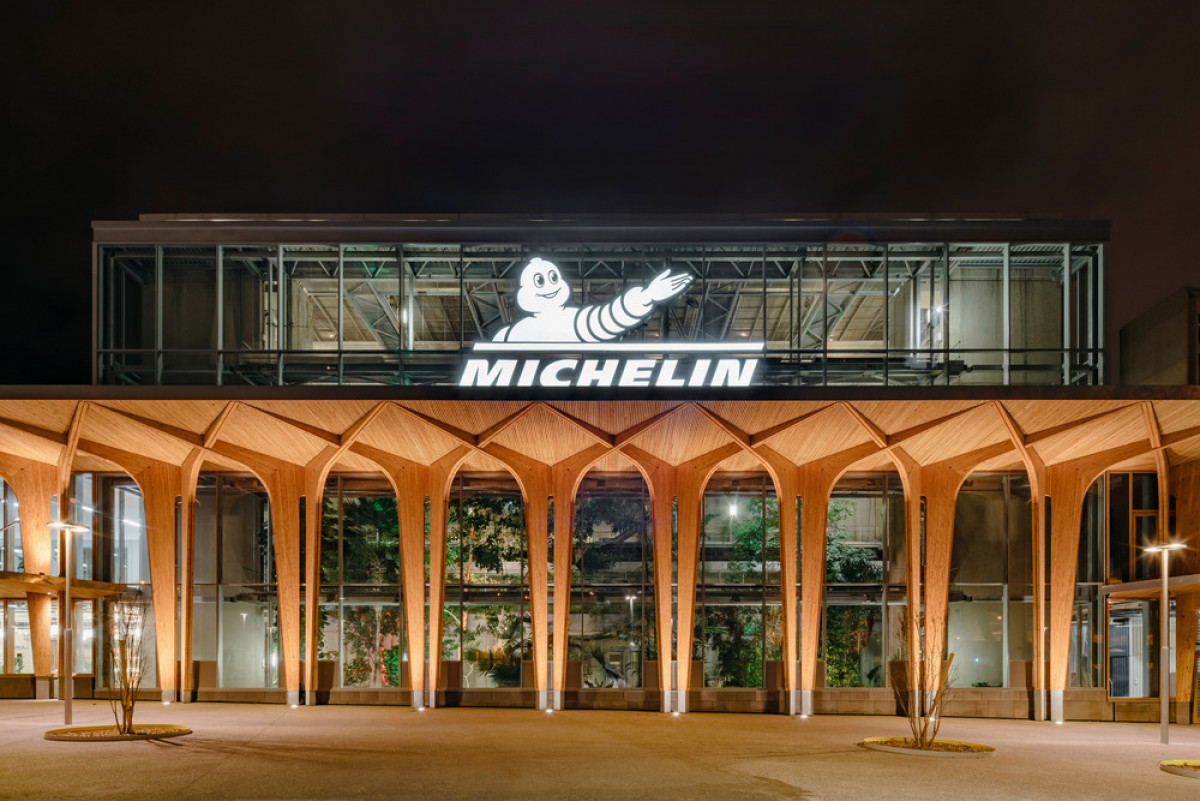 The Canopy: Michelin headquarter's renovated reception area | Design Dekko