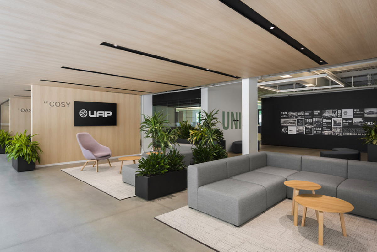 UAP Montreal Head Office: An industrial automotive warehouse redesigned ...
